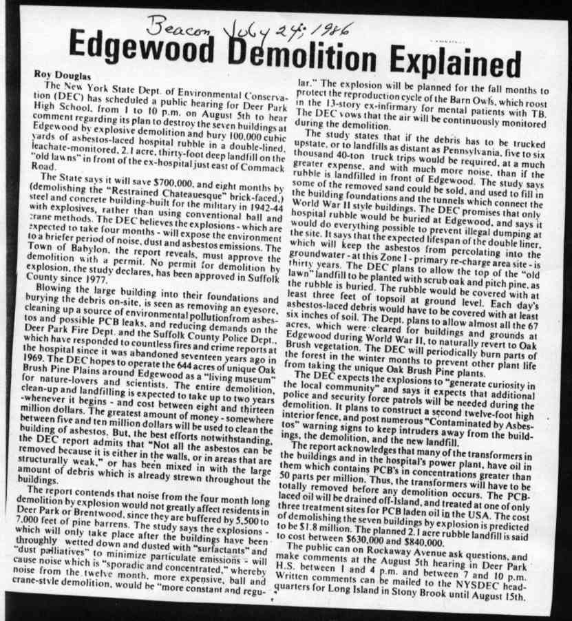 Edgewood Hospital - News Archive