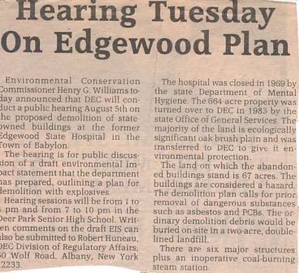 Edgewood Hospital - News Archive