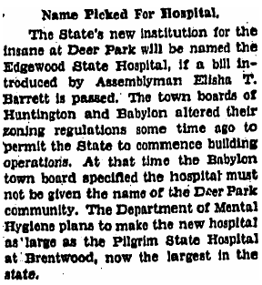 Edgewood Hospital - News Archive